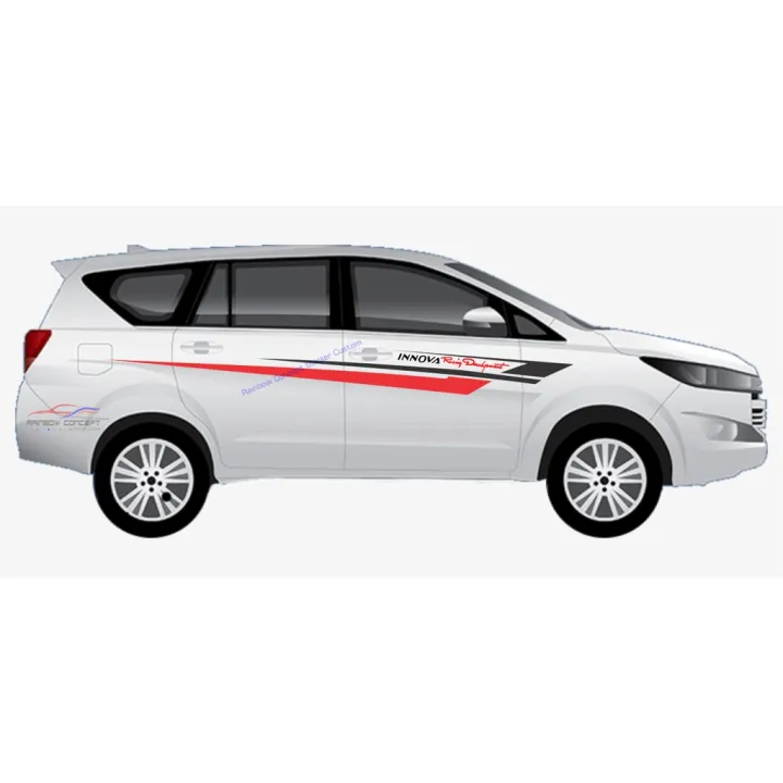 Stiker mobil toyota kijang innova reborn stiker mobil innova cutting ...