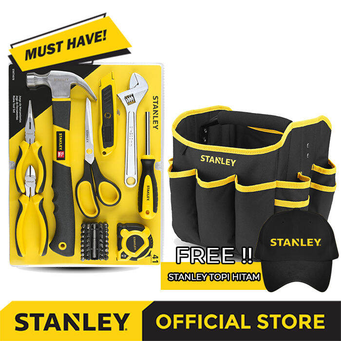Stanley Home Tool Set w/ Bag / Alat Perkakas Set STHT74978AR | Lazada ...