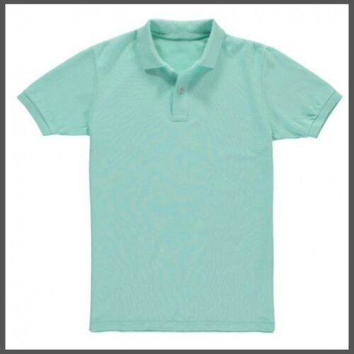 SOFTEX MINT GREEN POLO SHIRT AND ROUND NECK TSHIRT Plain Unisex Polo ...