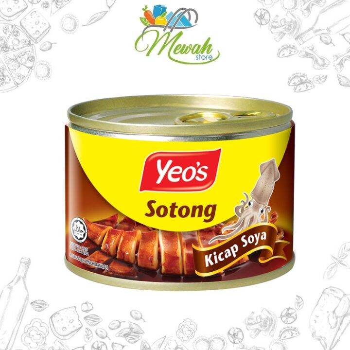 Yeo's Sotong Kicap Soya /Cuttlefish Soy Sauce 145g | Lazada