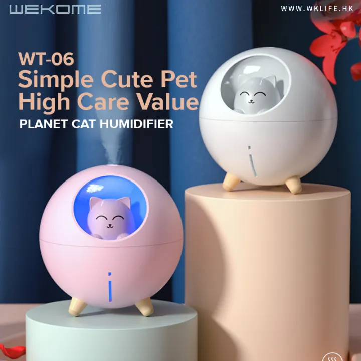 WK Design A06 Planet Cat Humidifier Air Purifier Diffuser Ambient night ...