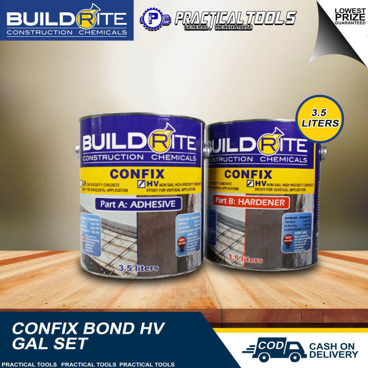 BUILDRITE Confix bond HV GAL SET ideal choice for vertical bonding of new to old concrete ...