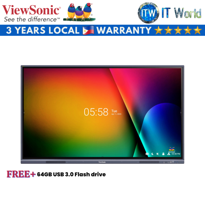 Viewsonic Viewboard IFP6533 - 65" UHD / 60Hz / TFT LCD Module with DLED ...