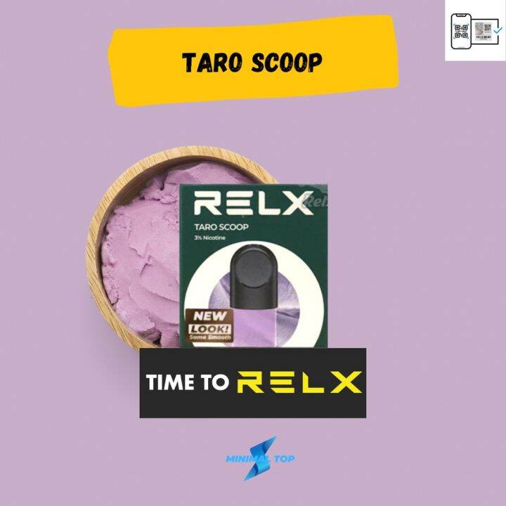 Relx Infinity Essential Pod - Taro Scoop | Lazada PH