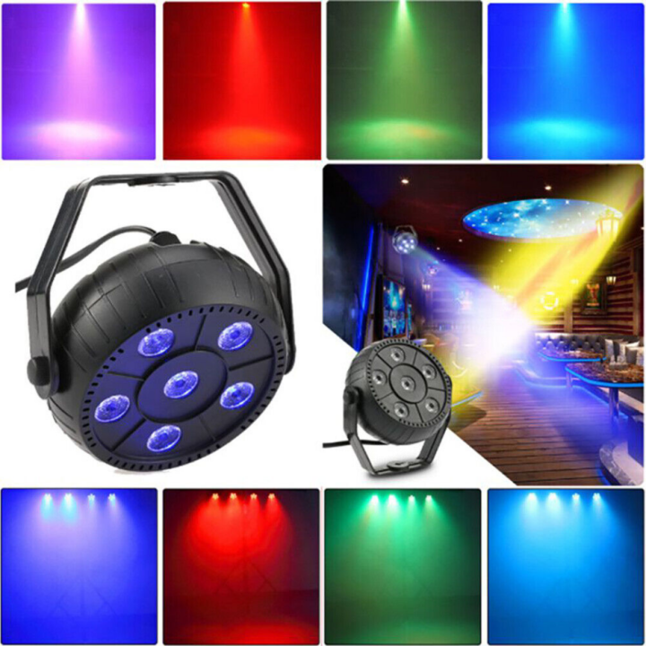 Mini RGB 6 LED Par Light Sound Active USB Type With Remote | Lazada PH