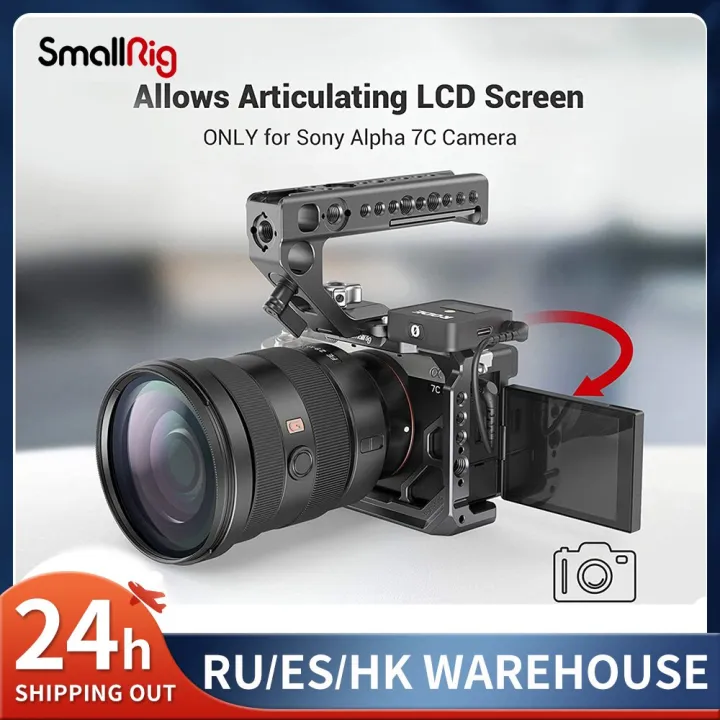 SmallRig DSLR a7c Camera Cage for sony a7c Cage rig With Cold Shoe 1/4 ...