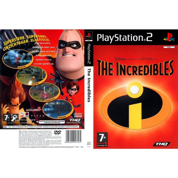 แผ่นเกมส์ PS2 Disney-Pixar The Incredibles คุณภาพ ส่งไว | Lazada.co.th