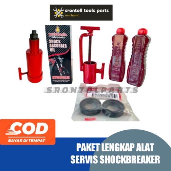 Paket lengkap alat service shockbreaker bebek matic | Lazada Indonesia