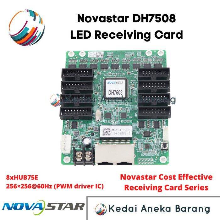 Novastar DH7508 LED Receiving Card RC Videotron 8 PORT HUB75 | Lazada ...
