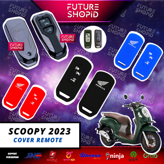 Silicone Kondom Smartkey Scoopy 2023 New Cover Remote Honda AHM/Sarung ...