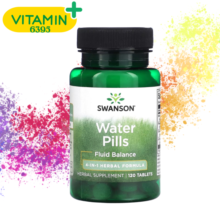 Swanson, Water Pills, 120 Tablets | Lazada.co.th