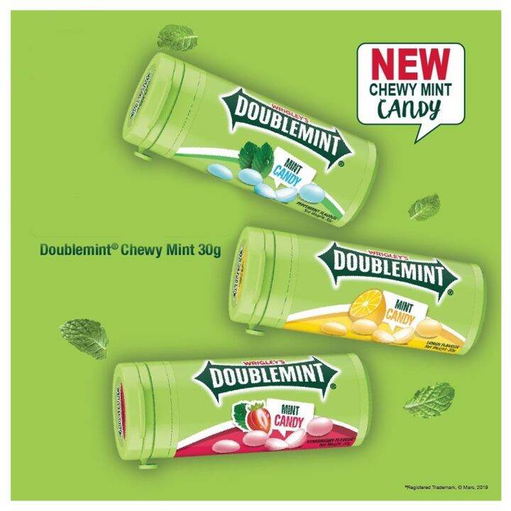 Wrigley's Doublemint Chewy Mint Candy (30g / Tube) - 3 Flavours | Lazada