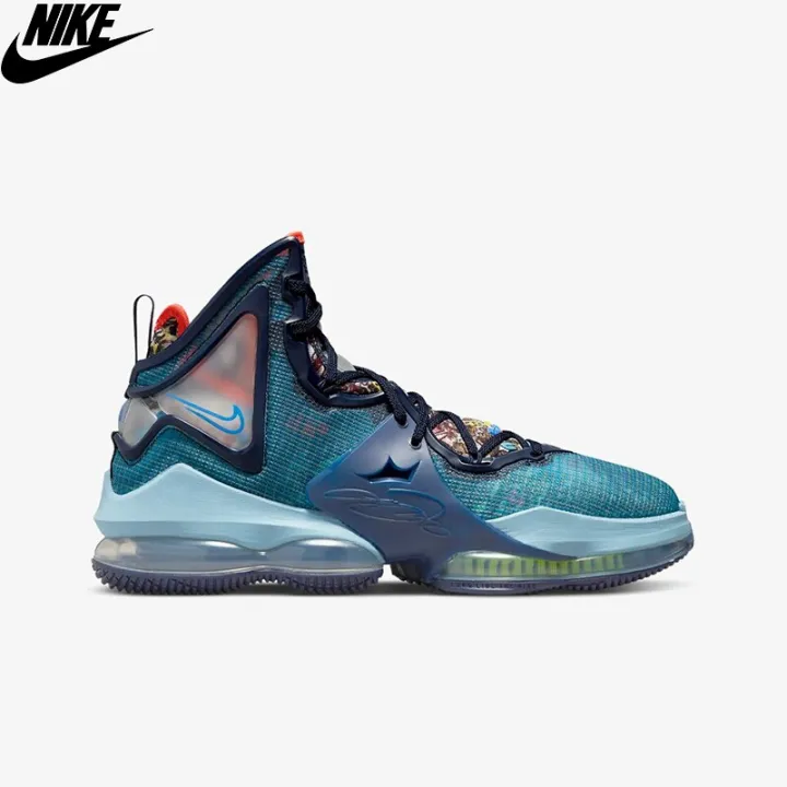 Nike LeBron 19 'Medium Blue' Männlichen Blau Basketball Sport Schuh ...
