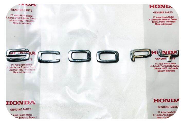 EMBLEM LOGO LAMBANG HONDA SCOOPY KARBU SCOOPY FI ALL NEW SCOOPY MURAH ...