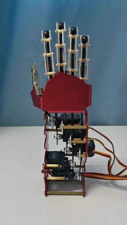 5 Dof Robotic Hand Humanoid Five Fingers Metal Manipulator Arm