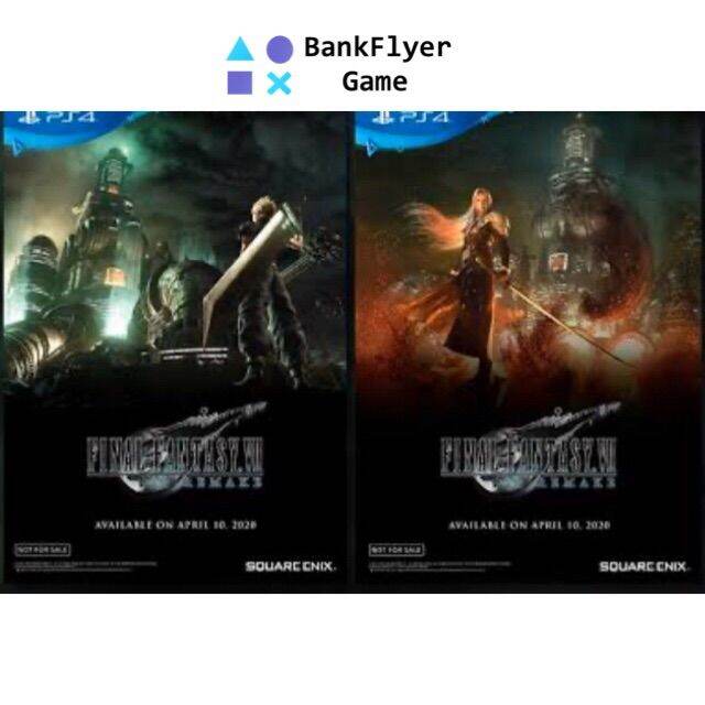 (( ของแท้ )) Final Fantasy 7 Remake Poster | Lazada.co.th