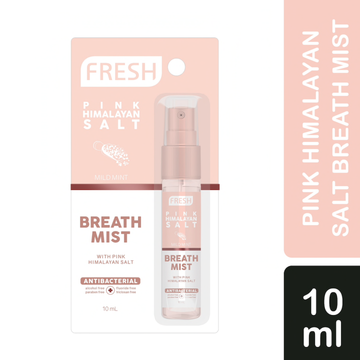 FRESH PINK HIMALAYAN SALT ANTI BACTERIAL BREATH SPRAY 10ML | Lazada PH
