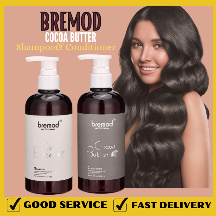 NEW ARRIVAL Set Of 2 Bremod Cacao Butter Shampoo And Conditioner Bremod ...
