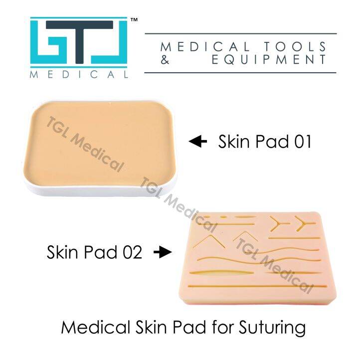 TGL Medical Suture Skin Pad With Wounds Silicone Skin Pad Skin Model ...