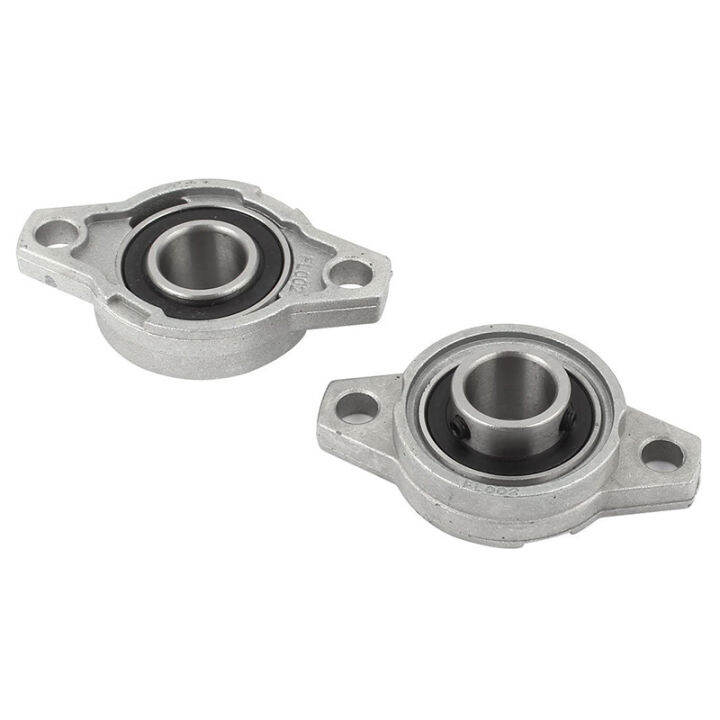 KFL002 FL002 Self Aligning Pillow Block Flange Bearing 15mm 2PCS ...