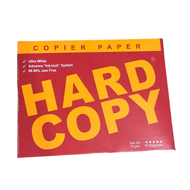 Red Long Hard Copy Bond Paper (500 sheets) | Lazada PH