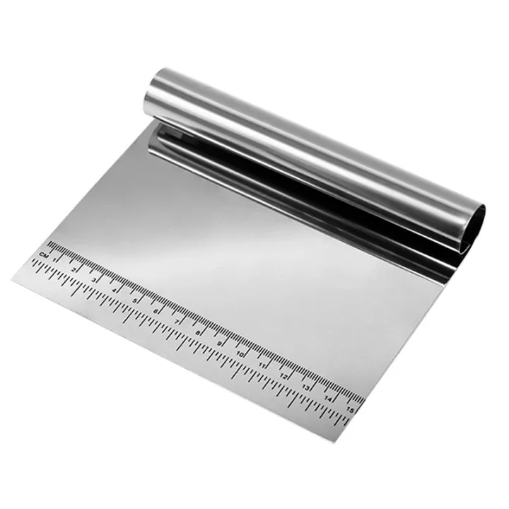 Stainless Steel Bowl Scraper Chopper Kitchen Food Scraper Icing ...
