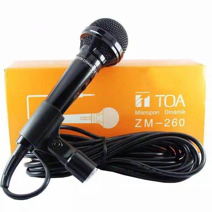 Toa Microphone Karaoke Kabel ZM-260 Mic Vocal Suara Empuk | Lazada Indonesia