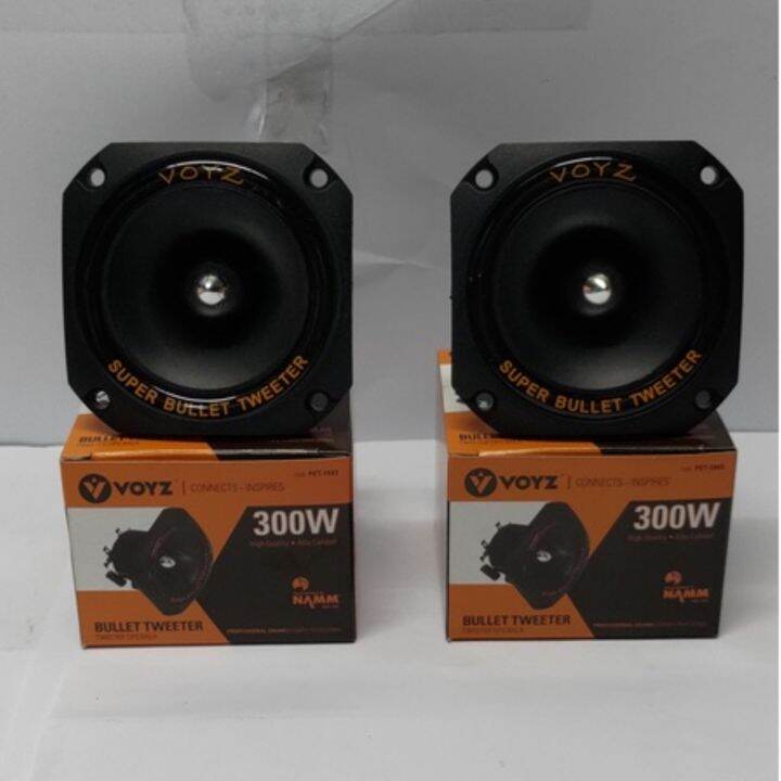 2pcs Super Piezo Bullet type Tweeter VOYZ 300W | Lazada PH