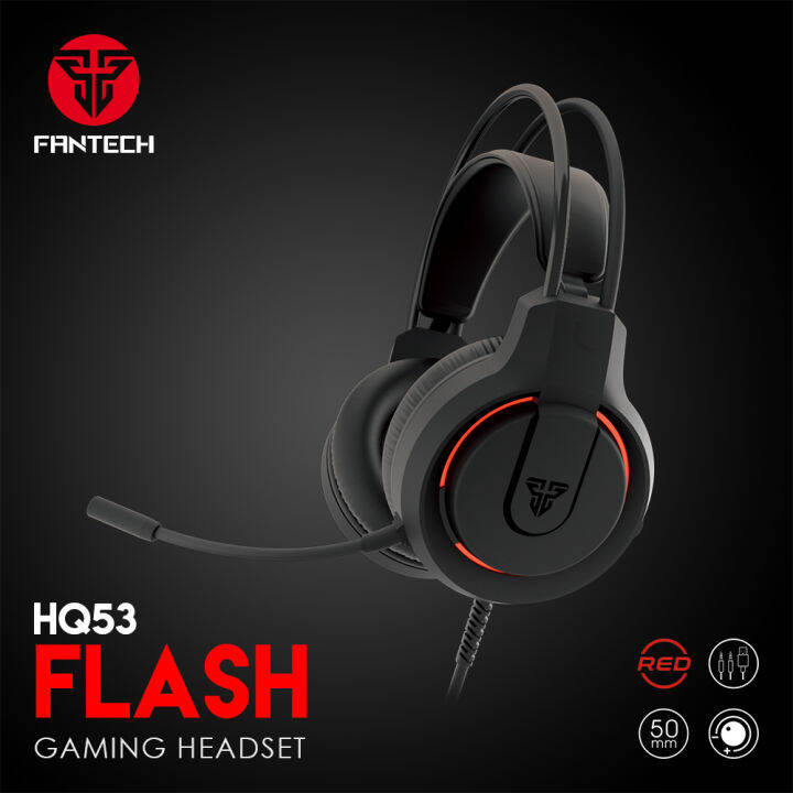 Fantech HQ53 FLASH Adjustable Headband Gaming Headset Headphones with ...