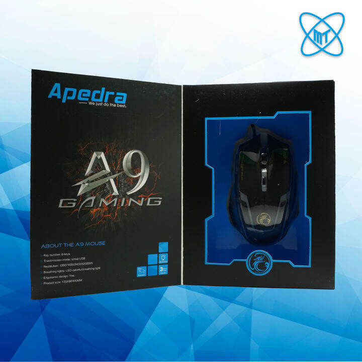 Gaming Mouse Apedra A9 | Lazada PH