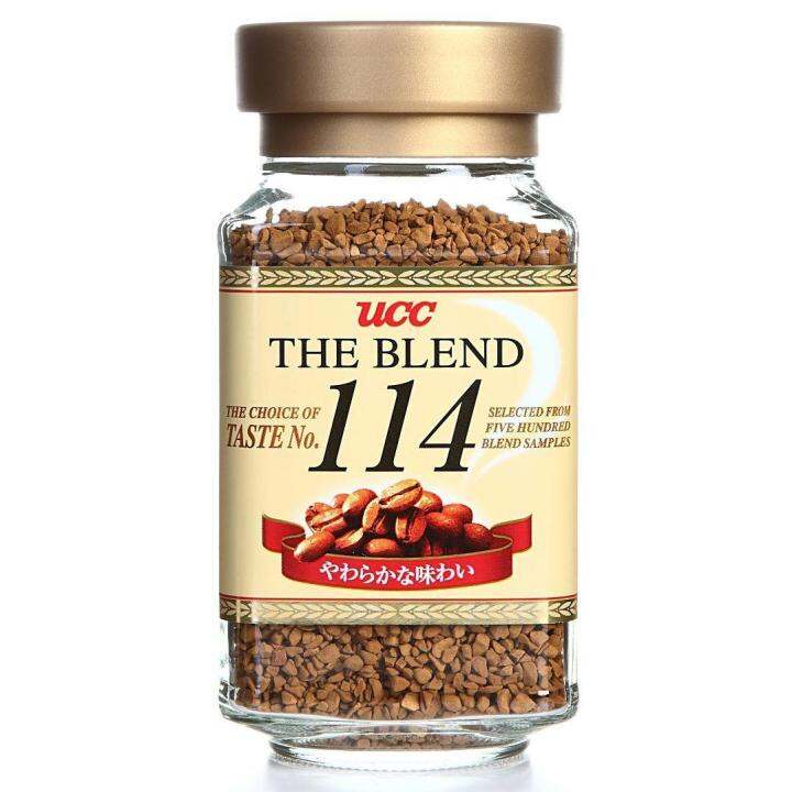 UCC The Blend 114 Soft & Mild Instant Coffee 90g. (Japan Imported) ยูซีซี 114 กาแฟสำเร็จรูป ...