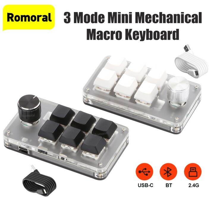 USB Custom Keyboard Macro Programming Multimedia Knob Photoshop Hotswap ...