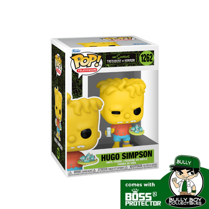 Funko POP! Television: The Simpsons - Hugo Simpson 1262 With Boss ...