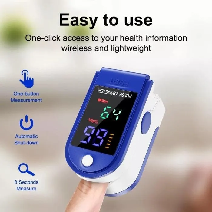 Pulse Oximeter Fingertip LK87 ORI Alat Ukur Saturasi Oksigen Jantung ...