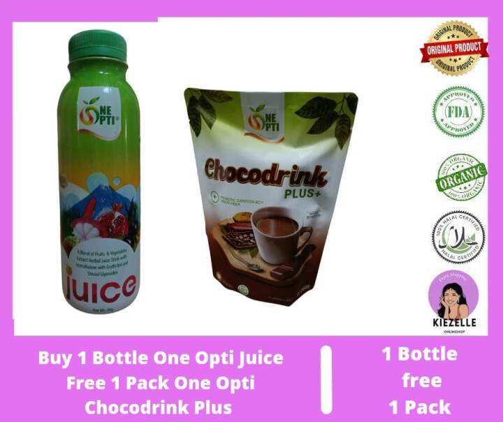 Buy1 Bottle One Opti Juice free 1 Pack One Opti Chocodrink plus+ ...