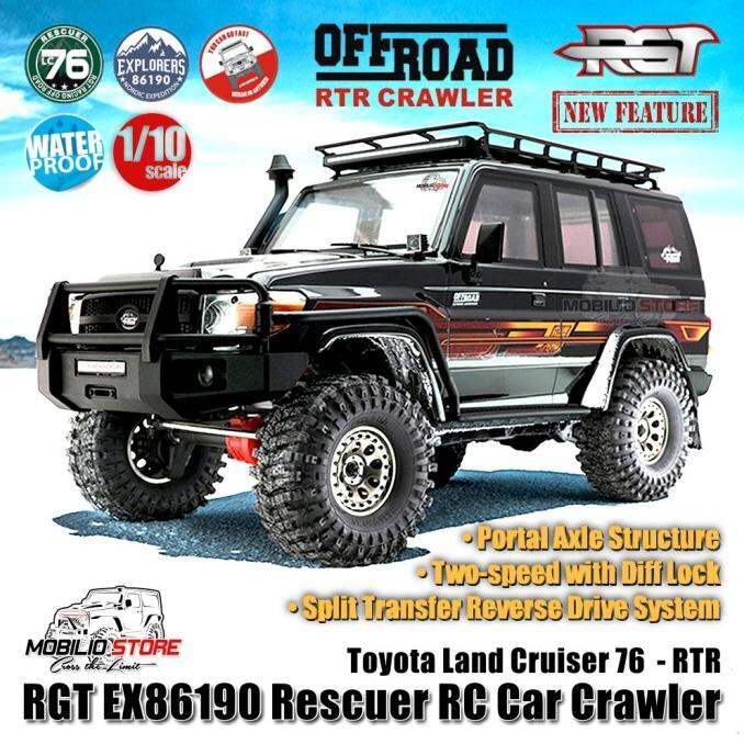 RGT EX86190 Rescuer Toyota Land Cruiser 76 RC Car 1/10 Crawler RTR ...