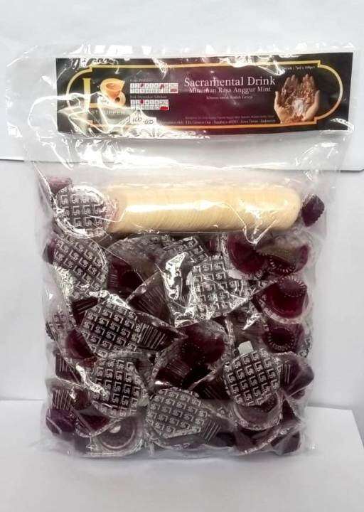 Anggur Cup Perjamuan Last Supper Plus Hosti Ayat Isi 100 Pcs - BTN002 ...
