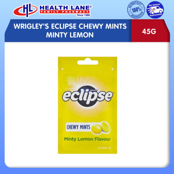WRIGLEY'S ECLIPSE CHEWY MINTS 45G - MINTY LEMON | Lazada