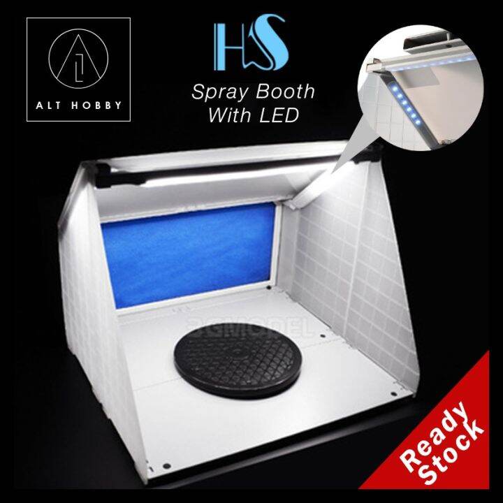 HSENG Spray Booth with LED / HS-E420DCLK (with LED) / Gunpla Spray ...