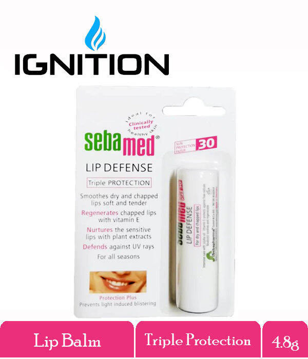 Sebamed Lip Defense Triple Protection SPF30 4.8g | Lazada