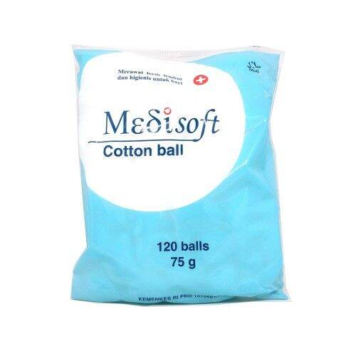 Medisoft Cotton Ball / Kapas Bulat Bayi | Lazada Indonesia