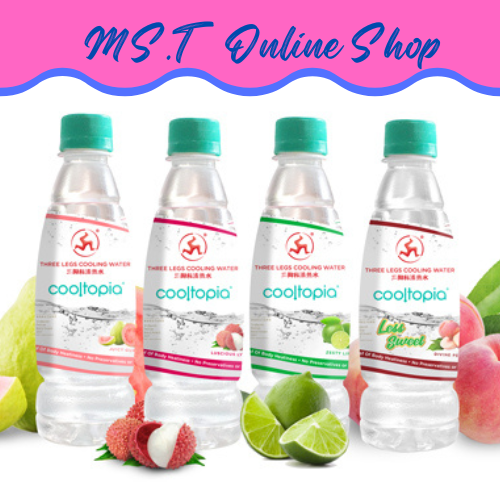 [MT] Three Legs Brand Cooltopia Cooling Water 320ml - Cap Tiga Kaki ...