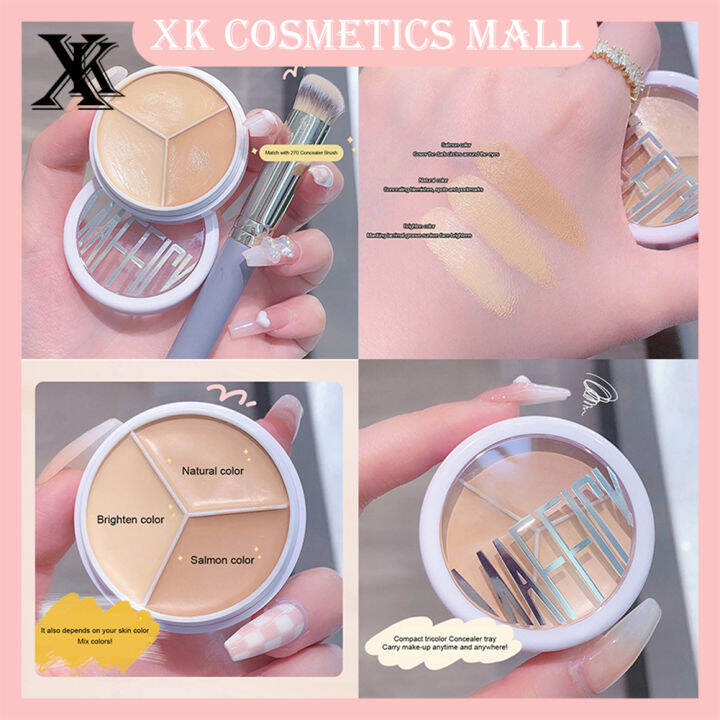 （FREE Brush）XK Maffick Concealer 3-in-1 White Neutral Soft Flawless ...