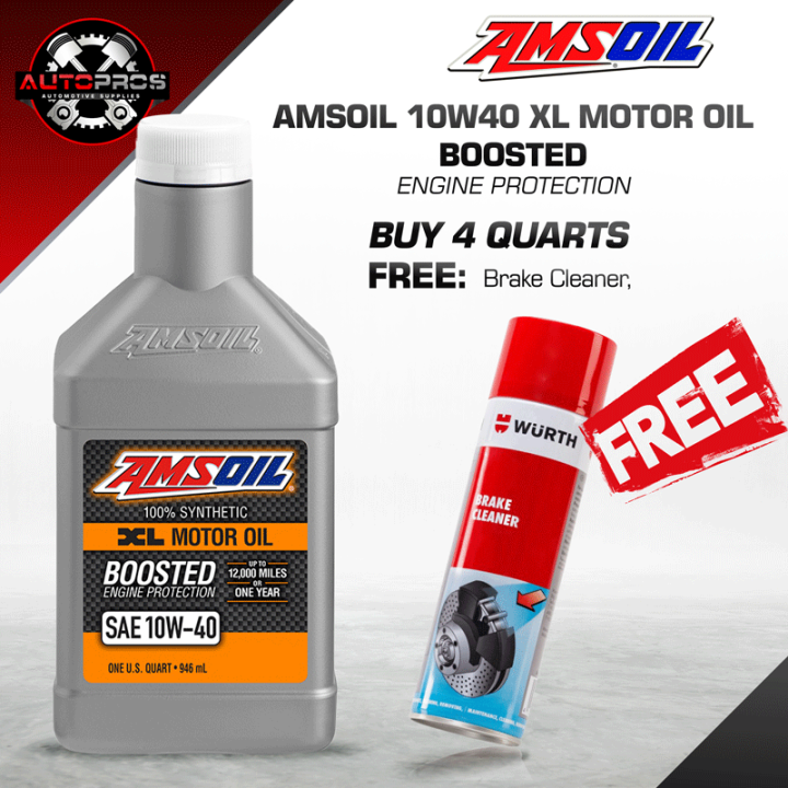 Amsoil XL Series SAE 10W-40 100% Synthetic Motor Oil 1 Quart | Lazada PH