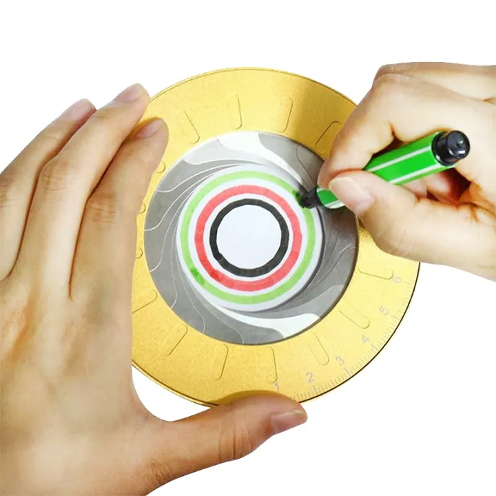 Round Stainless Steel Compas Circle Drawing Tool School Ruler Set ...