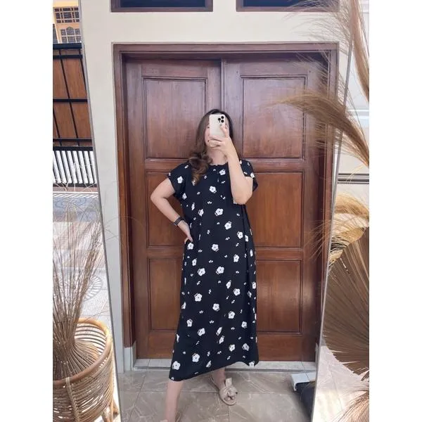 Daster panjang long busui friendly dewasa terbaru viral | Lazada Indonesia