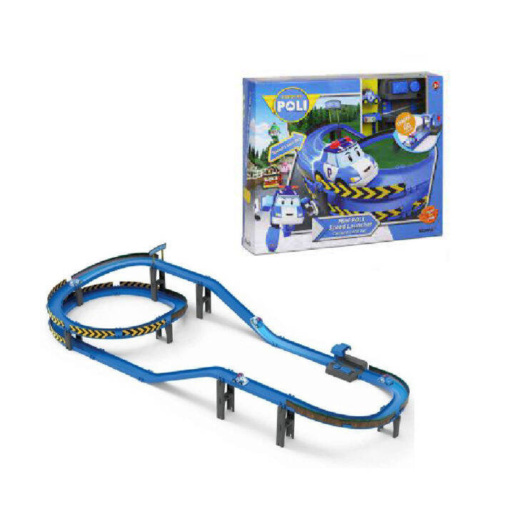 ROBOCAR POLI Mini Playset Speed Launcher Cyclone Loop ชุดของเล่นโรโบคา ...