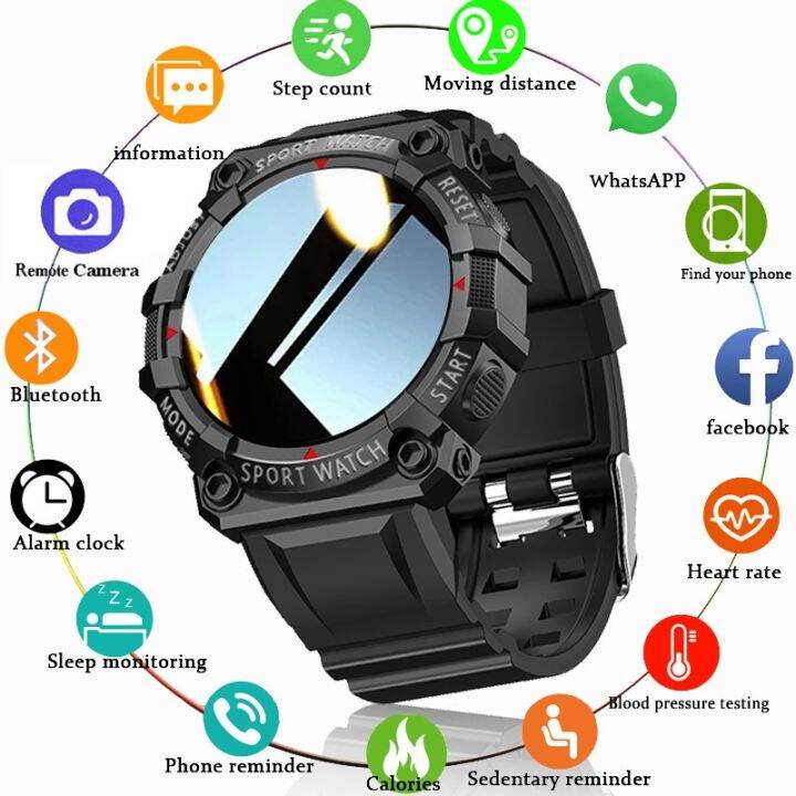 POSHI นาฬิกาสมาร์ทวอทช์ผู้ชาย smart watch แท้ นาฬิกาข้อมือผู้ชาย กันน้ำ ...