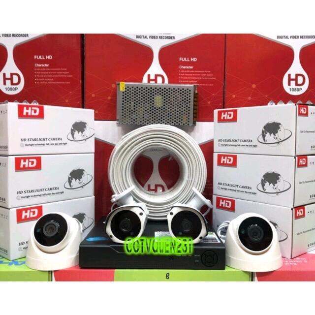 PAKET CCTV 4 CHANNEL 4 KAMERA FULL HD 5MP 1080P IR SONY KOMPLIT ...