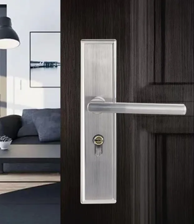 100% Stainless Steel Door Lock Home Room Door Lock Doorknob (COD) door ...